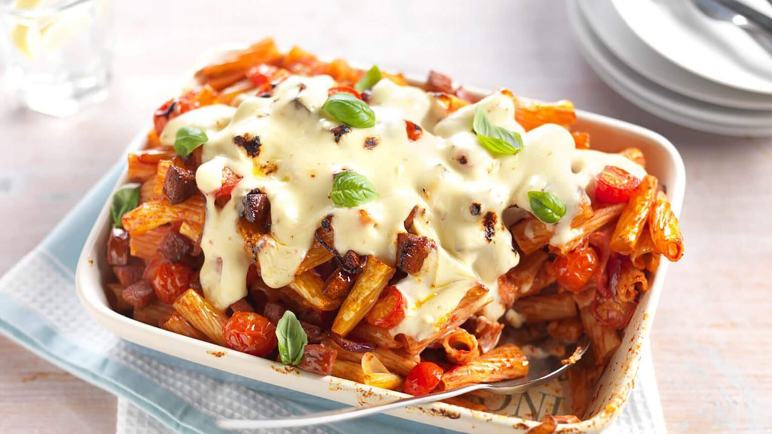 Saucy Sausage Squeeze Pasta | Primula